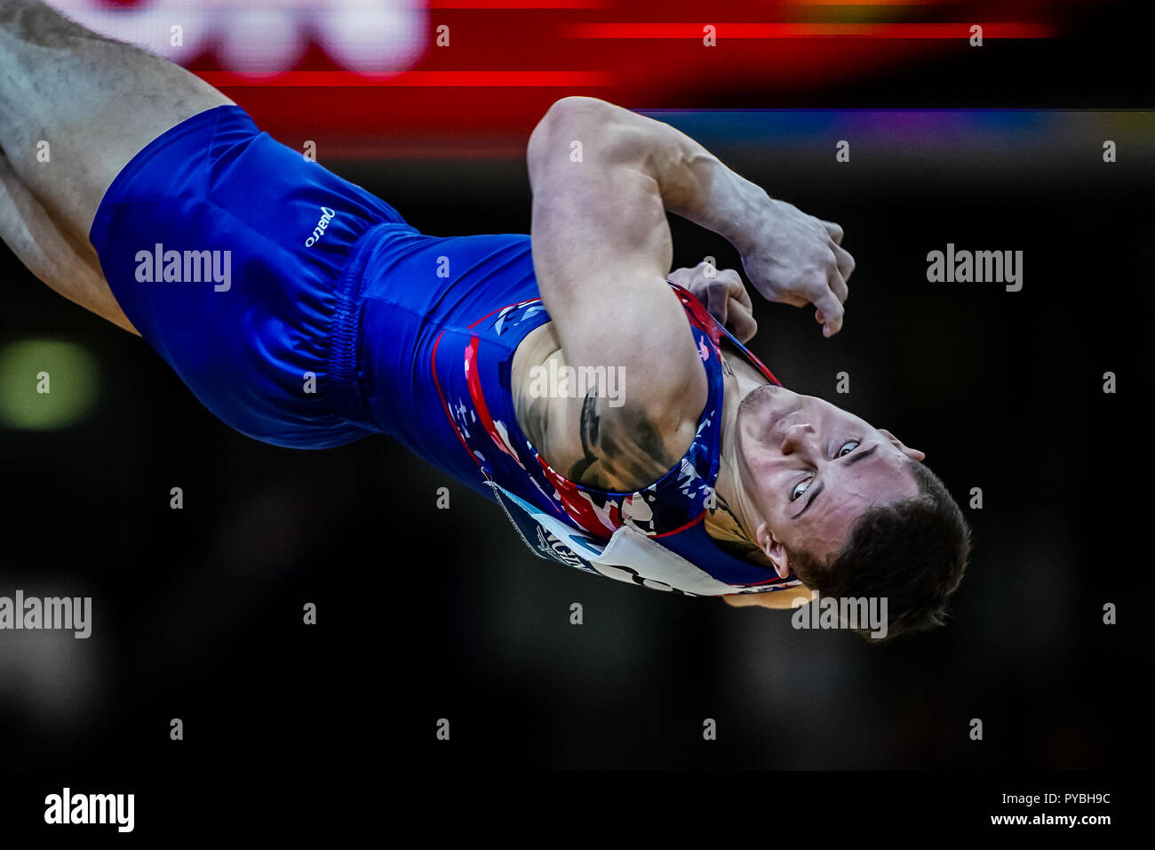 Doha, Qatar. October 26, 2018: Brinn Bevan of Great Britain during ...