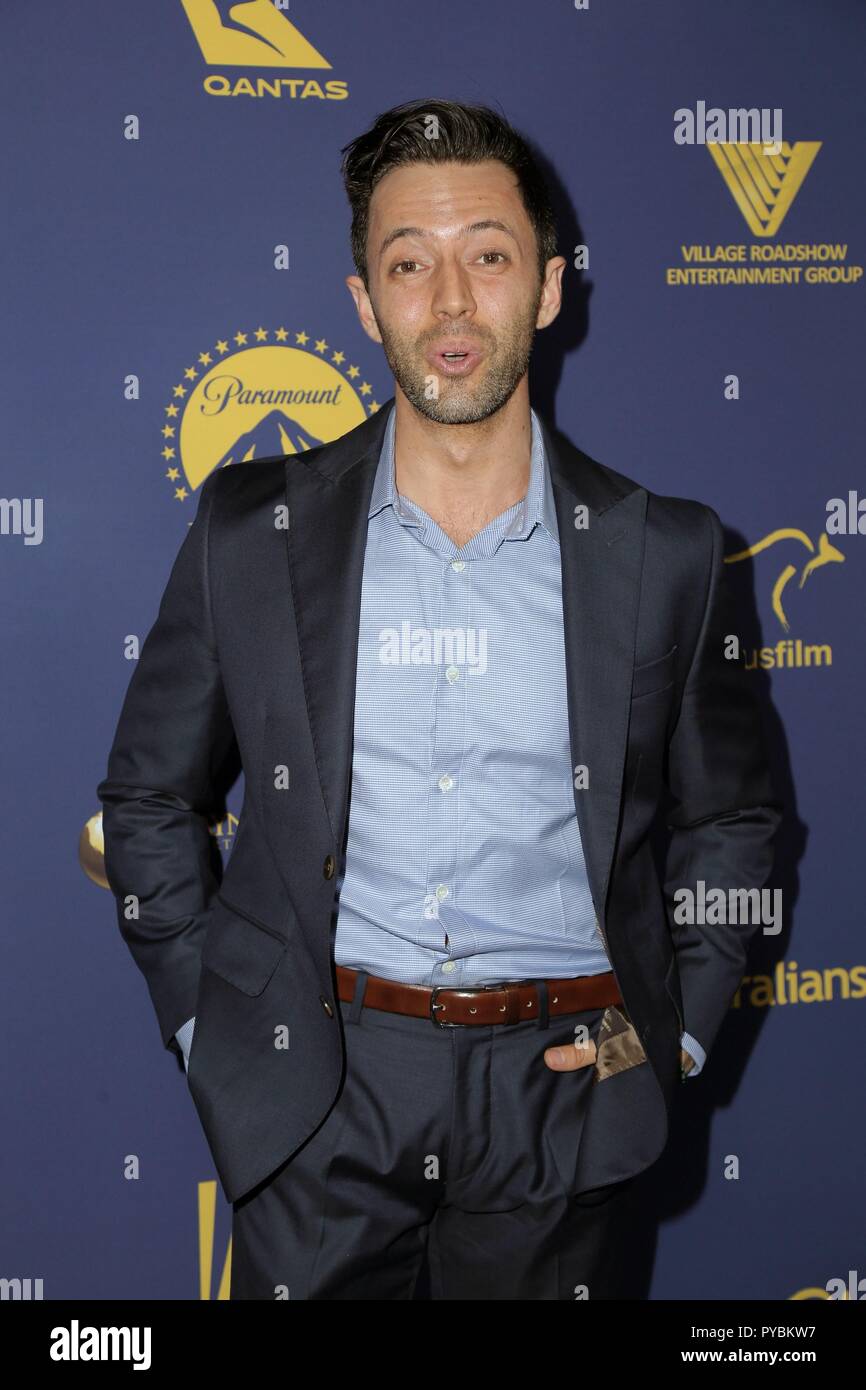Los Angeles, CA, USA. 24th Oct, 2018. Michael John Benzaia at arrivals ...