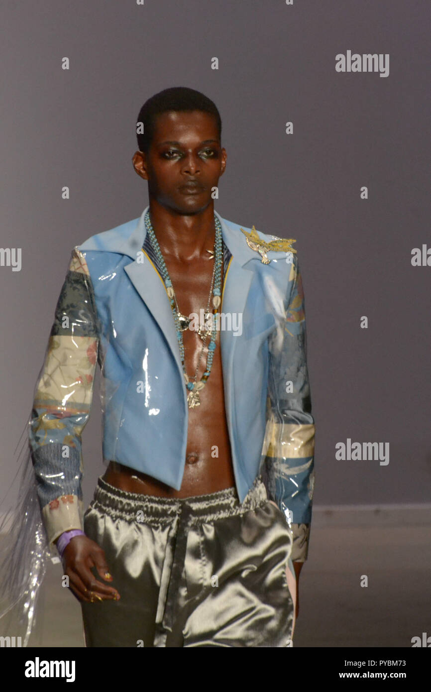SÃO PAULO, SP - 26.10.2018: SPFW N46 - Parade of the brand João Pimenta ...