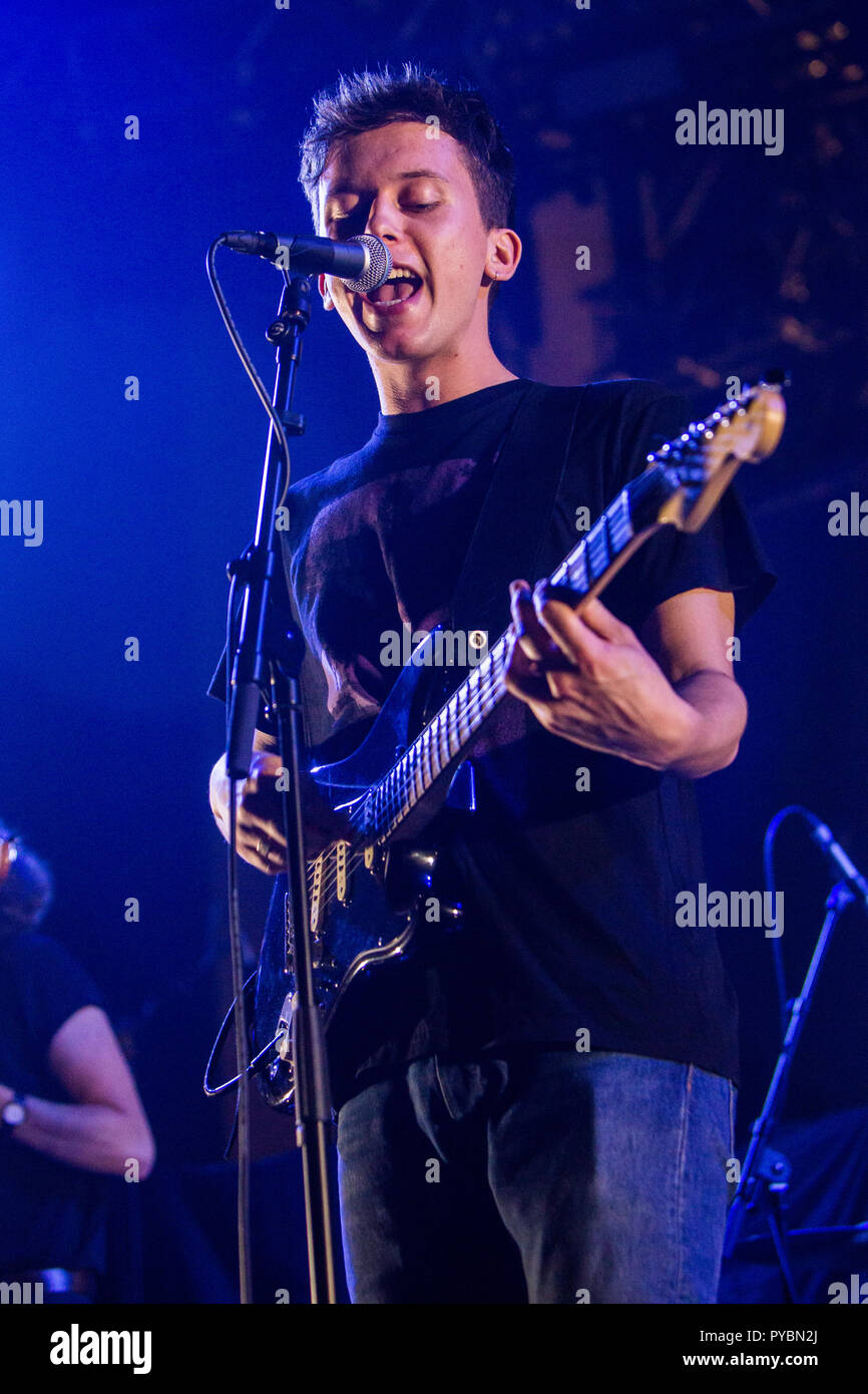 Milan, Italy. 26 October 2018. The English singer-songwriter Ethan ...