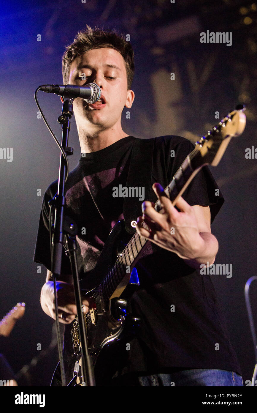 Milan, Italy. 26 October 2018. The English singer-songwriter Ethan ...
