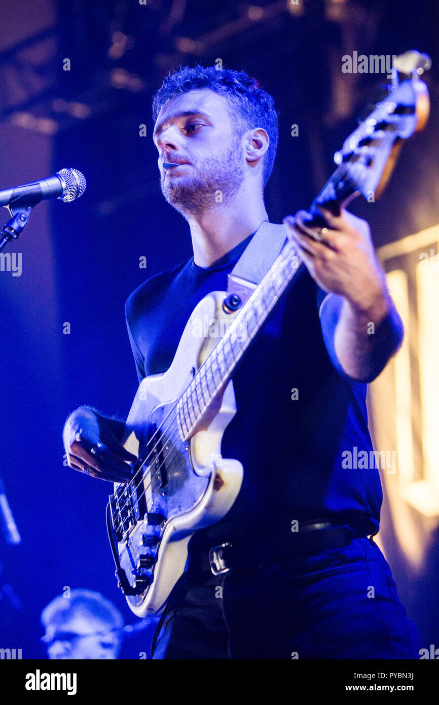 Milan, Italy. 26 October 2018. The English singer-songwriter Ethan ...