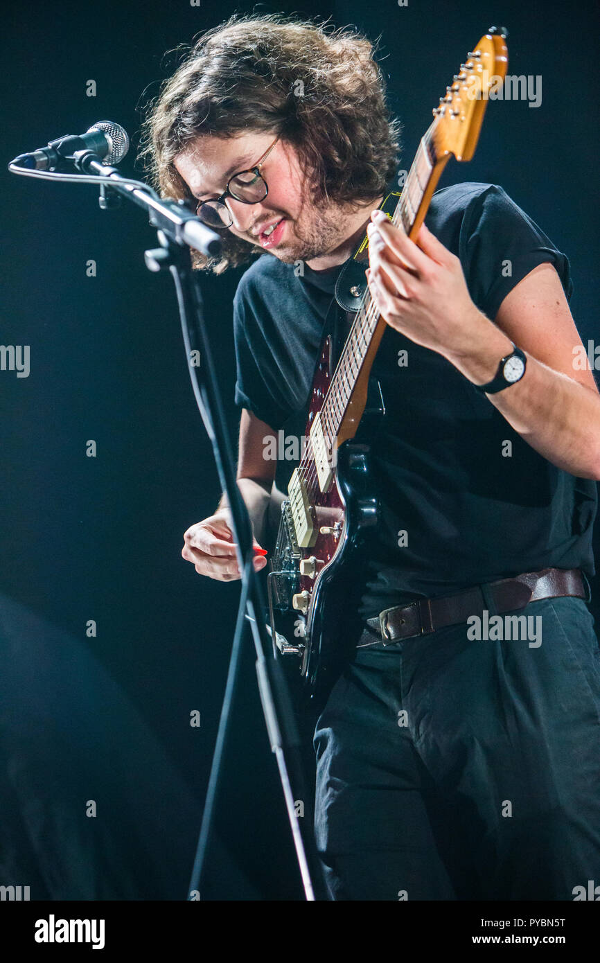 Milan, Italy. 26 October 2018. The English singer-songwriter Ethan ...