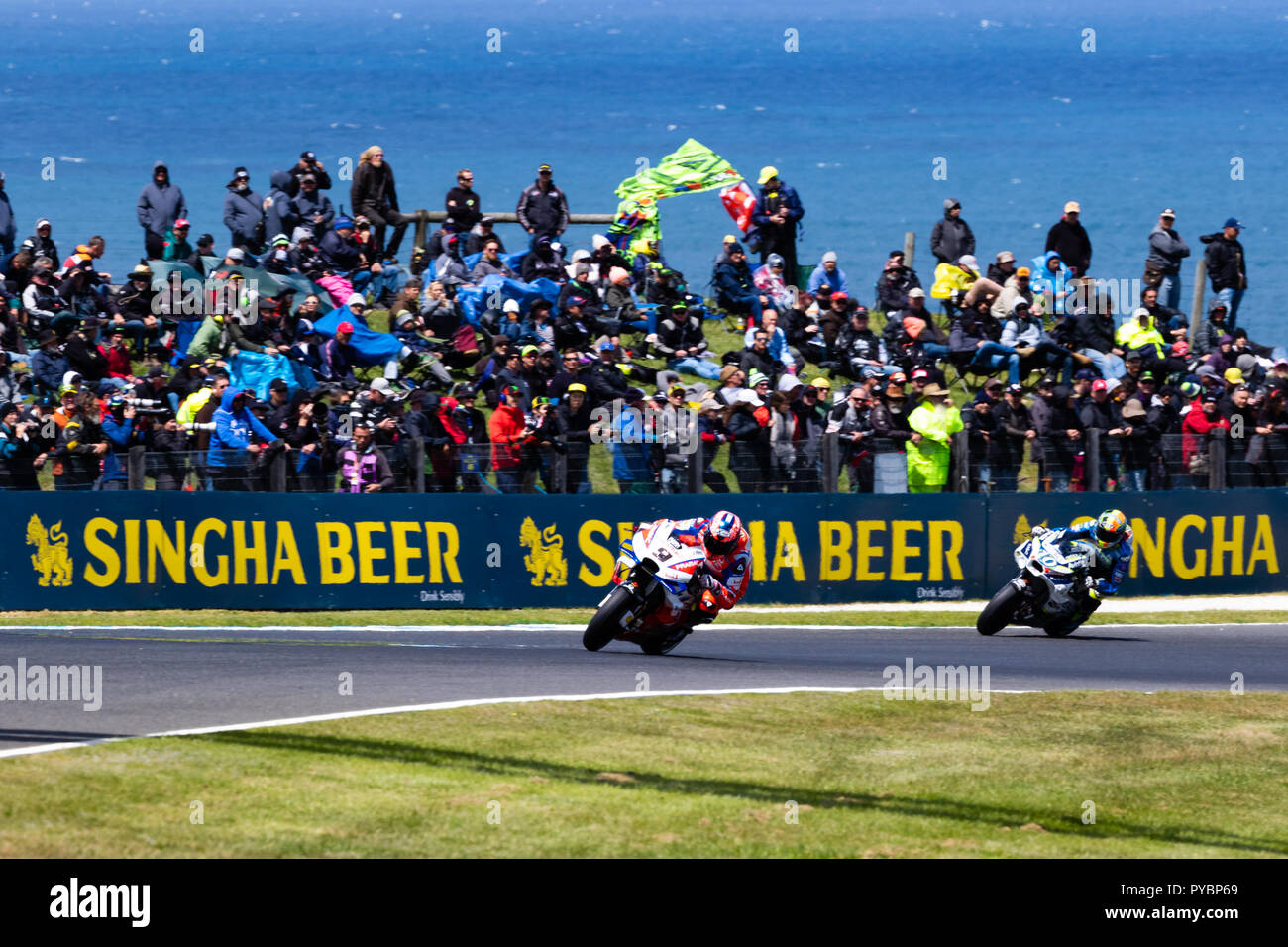 Phillip island australian motorcycle grand prix hi-res stock ...