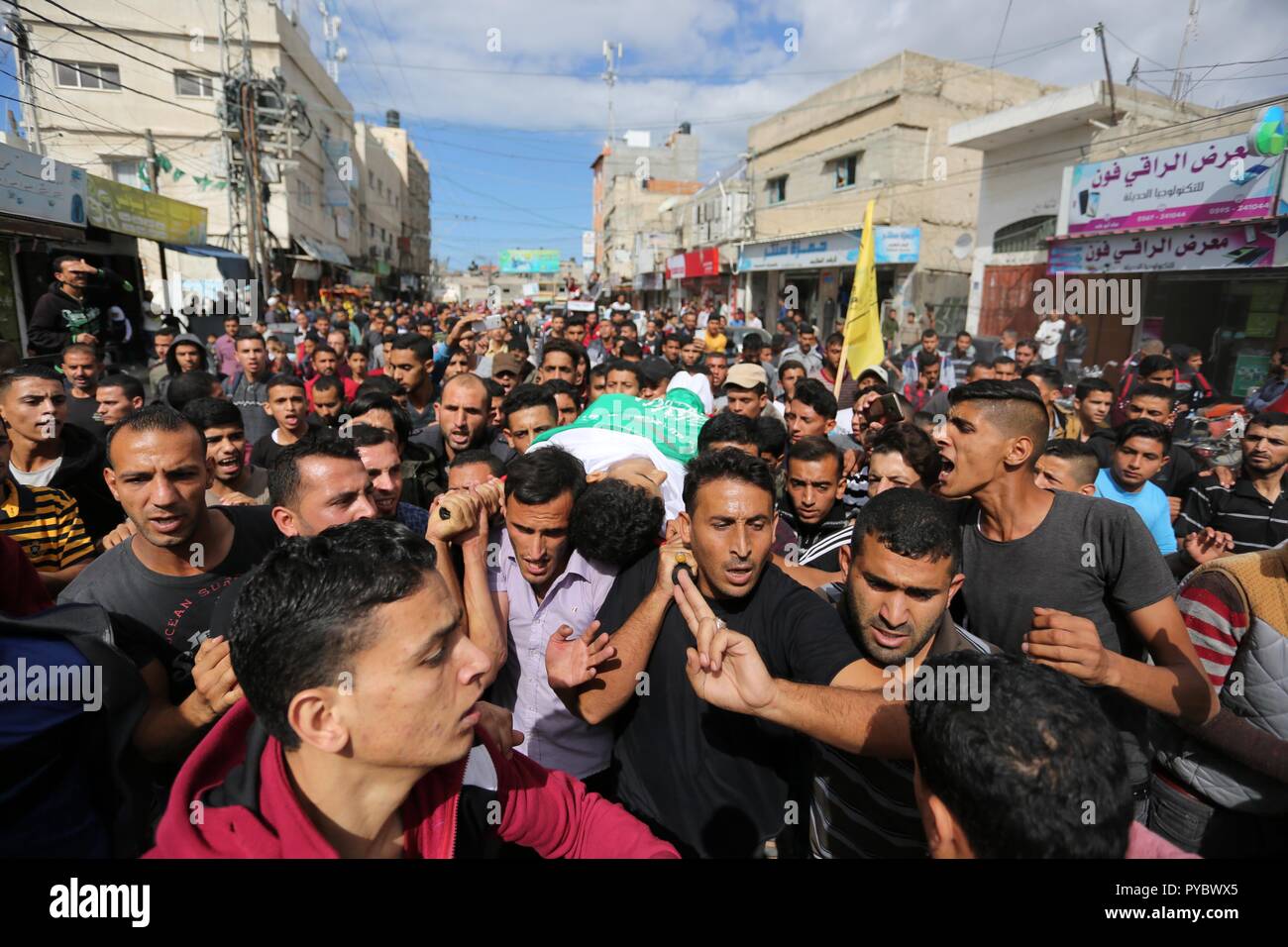 Khan Younis, Gaza Strip, Palestinian Territory. 27th Oct, 2018 ...