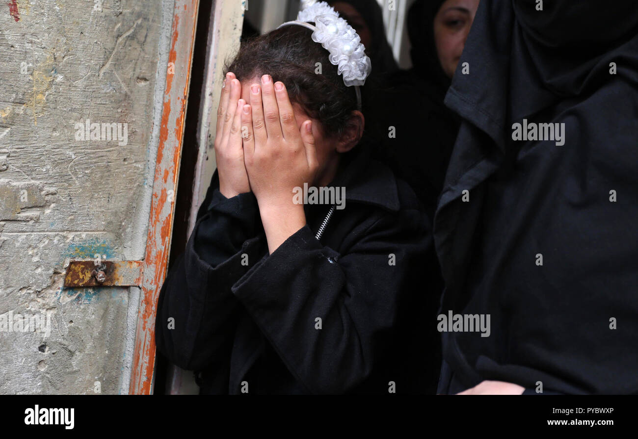 Khan Younis, Gaza Strip, Palestinian Territory. 27th Oct, 2018 ...