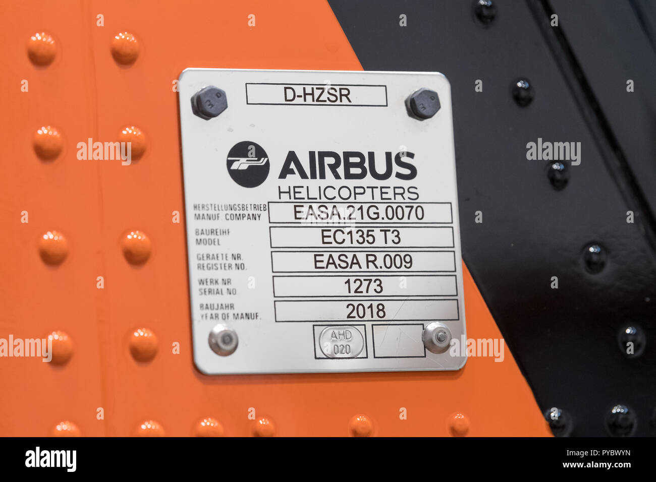 Traunstein, Germany. 27th Oct, 2018. A plaque with the inscription ...