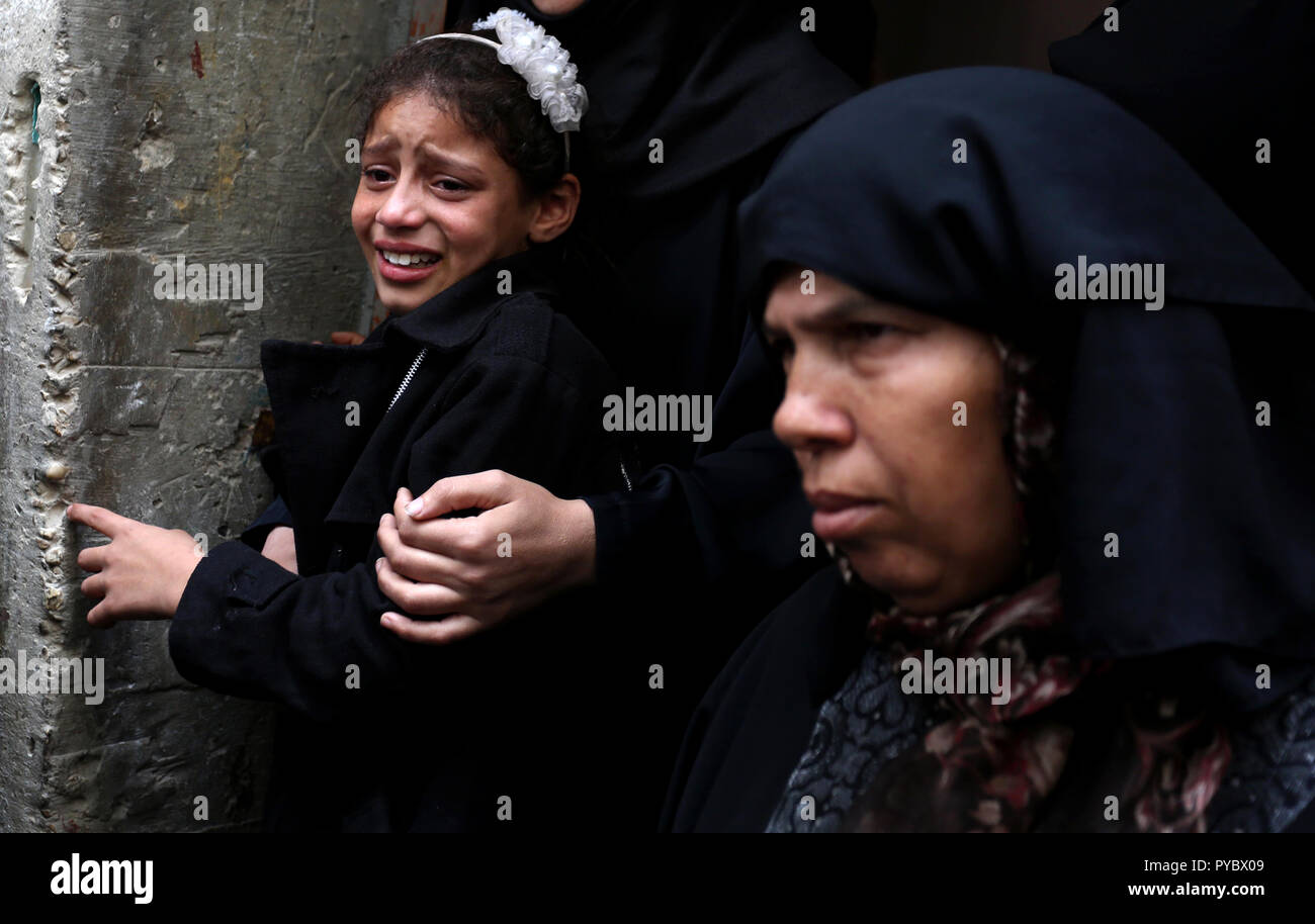Khan Younis, Gaza Strip, Palestinian Territory. 27th Oct, 2018 ...