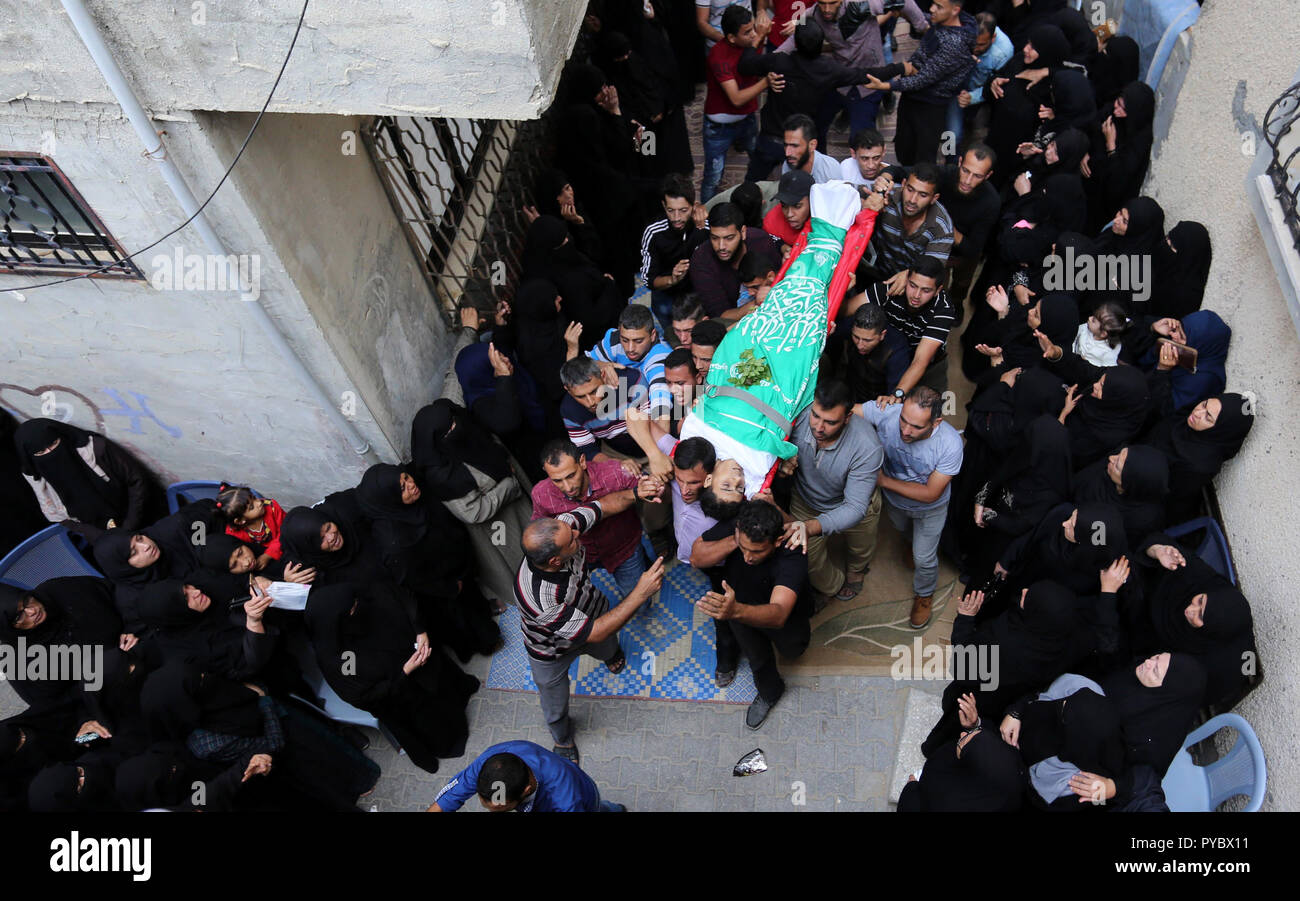 Khan Younis, Gaza Strip, Palestinian Territory. 27th Oct, 2018 ...