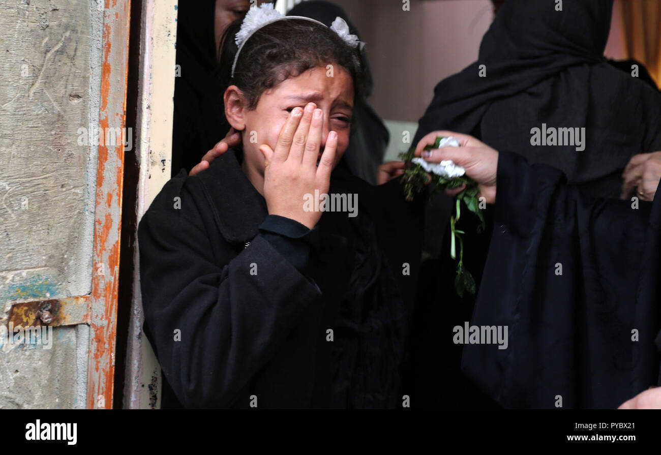 Khan Younis, Gaza Strip, Palestinian Territory. 27th Oct, 2018 ...