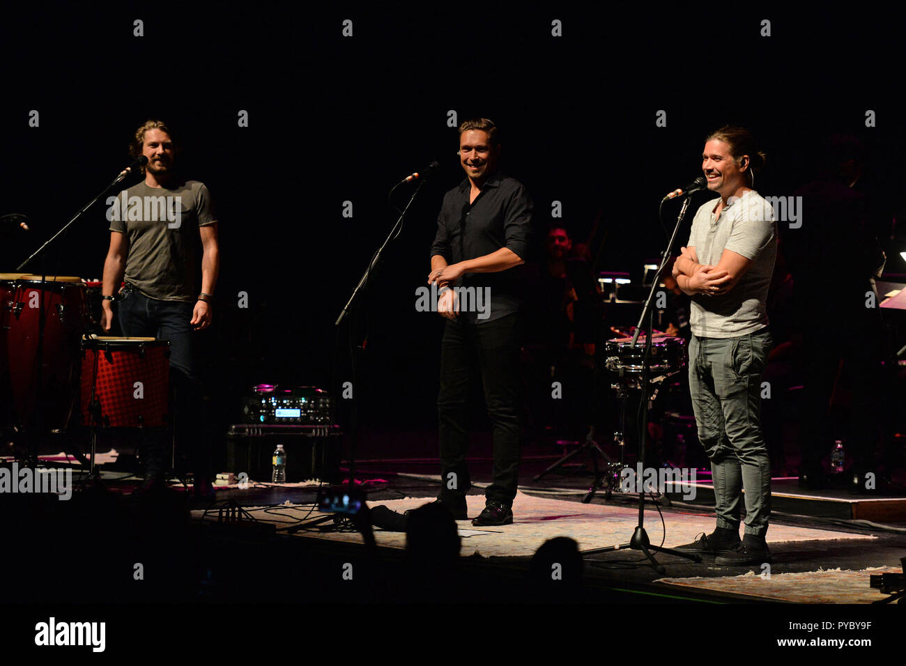 Miami Beach, FL, USA. 25th Oct, 2018. Hanson performs during the String ...