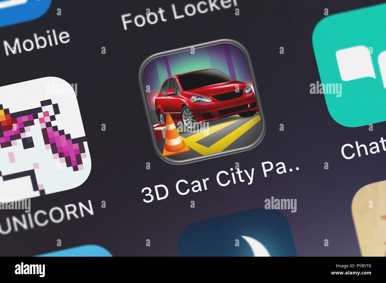 3d car city parking simulator hi-res stock photography and images - Alamy