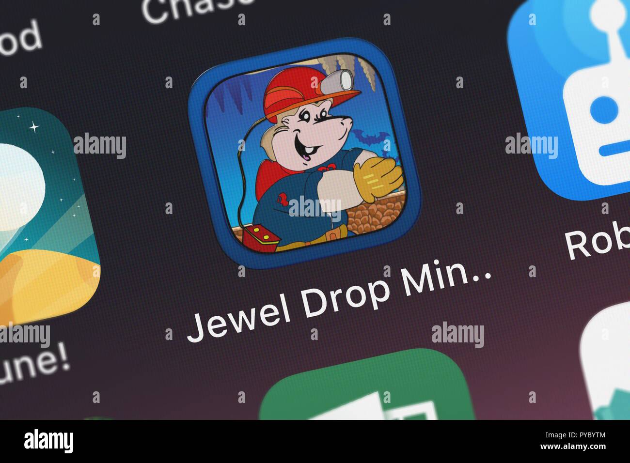 Jewel drop mining puzzle world hi-res stock photography and images - Alamy