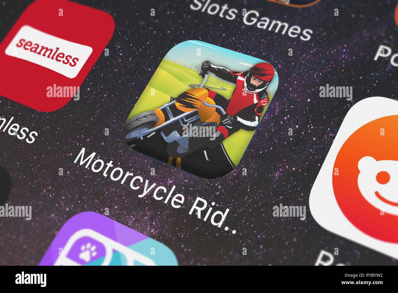 Motorcycle rider racing riot mayhem hi-res stock photography and images ...