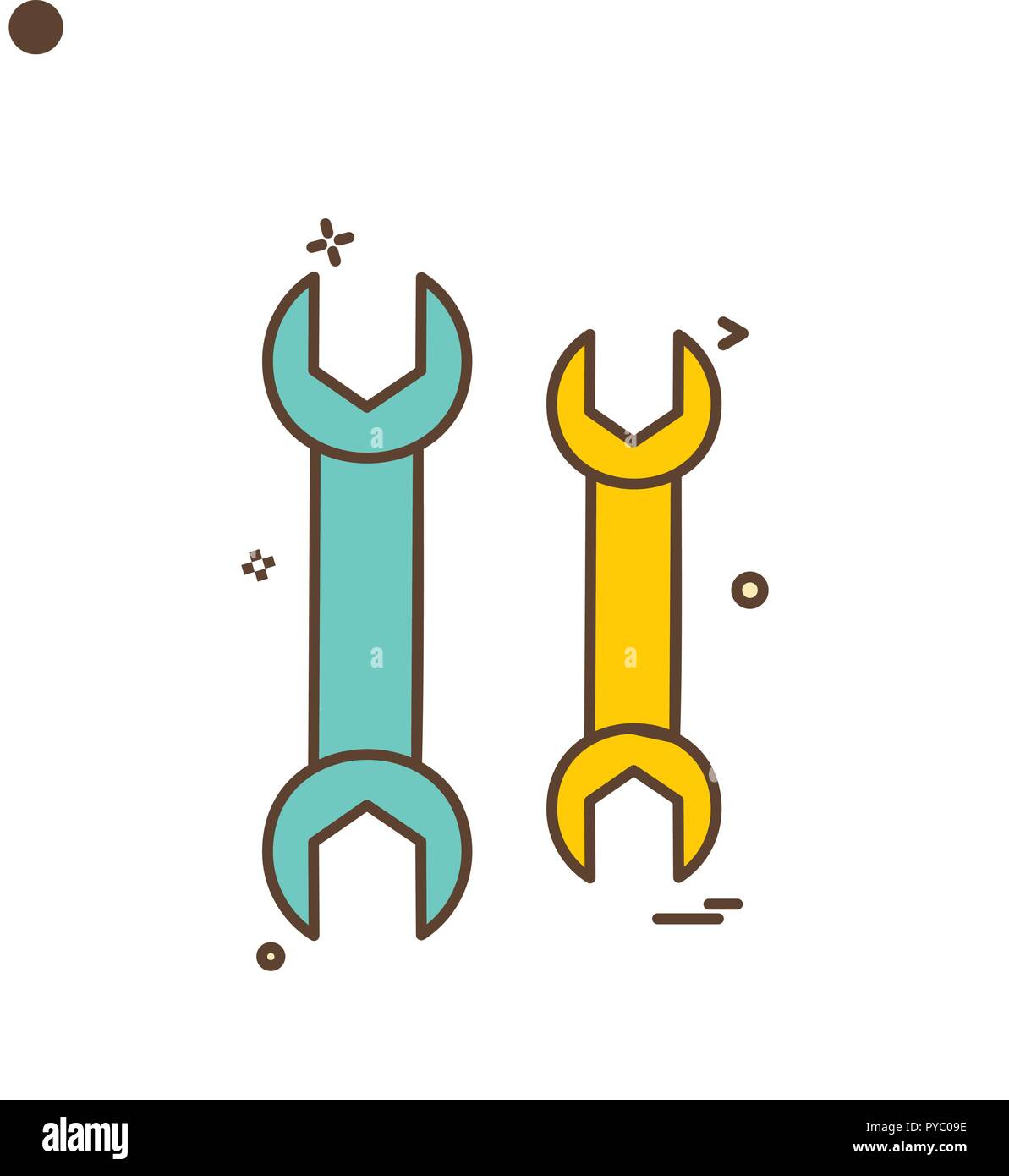 wrench tools vector Stock Vector Image & Art - Alamy