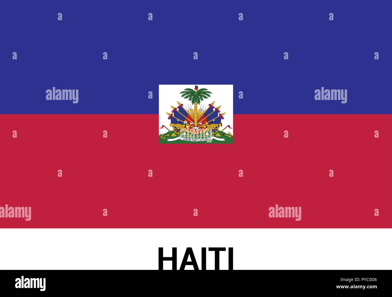 Haiti flag design vector Stock Vector Image & Art - Alamy