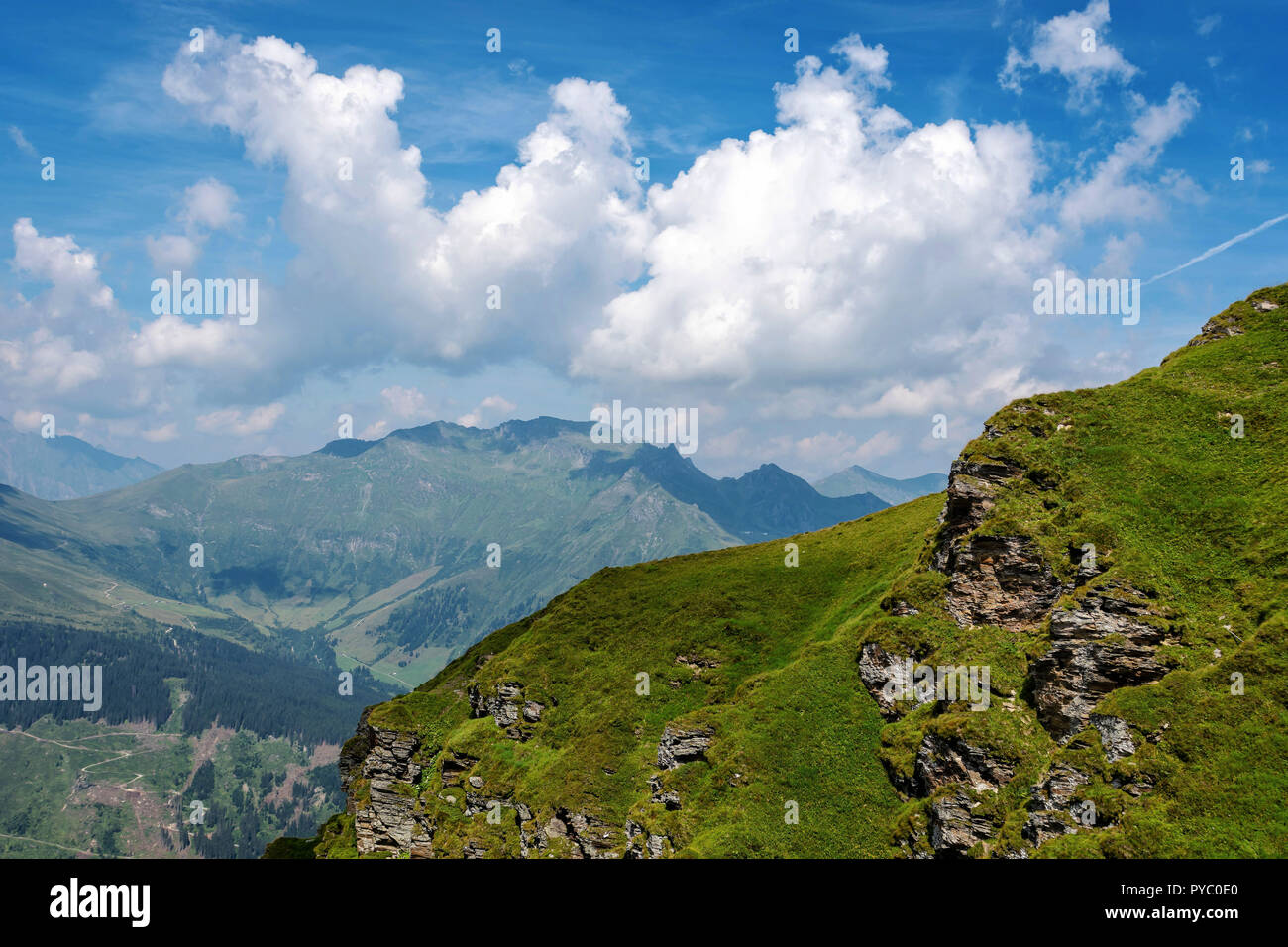 Beautiful landscape of the Austrian Alps, Europe Stock Photo - Alamy