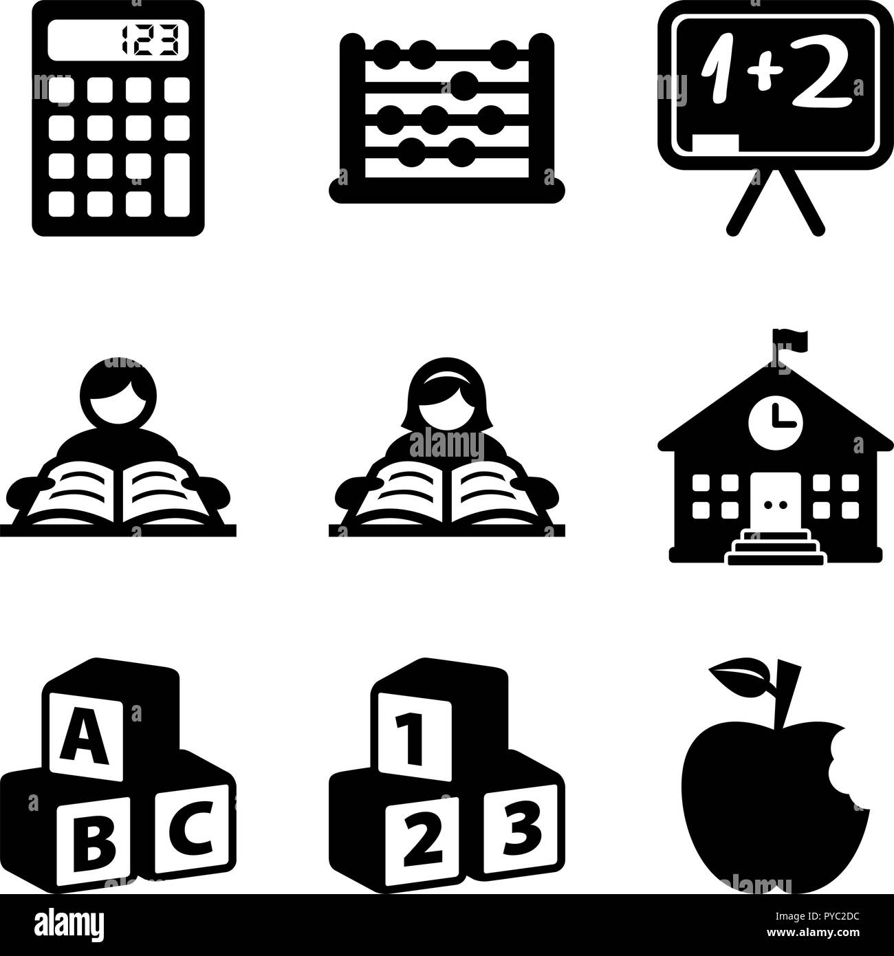 123 abc Black and White Stock Photos & Images - Alamy