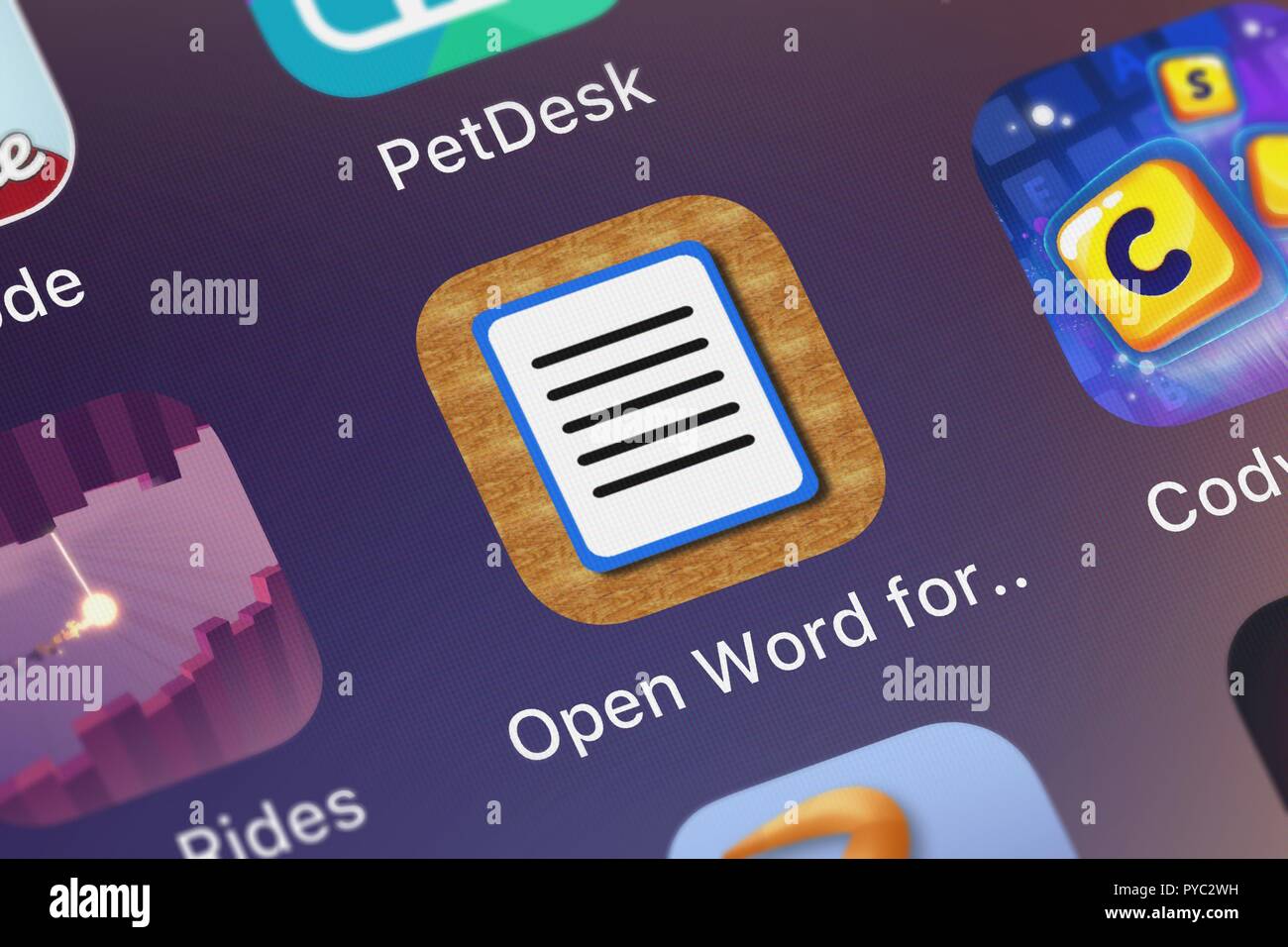Microsoft word app icon hi-res stock photography and images - Alamy