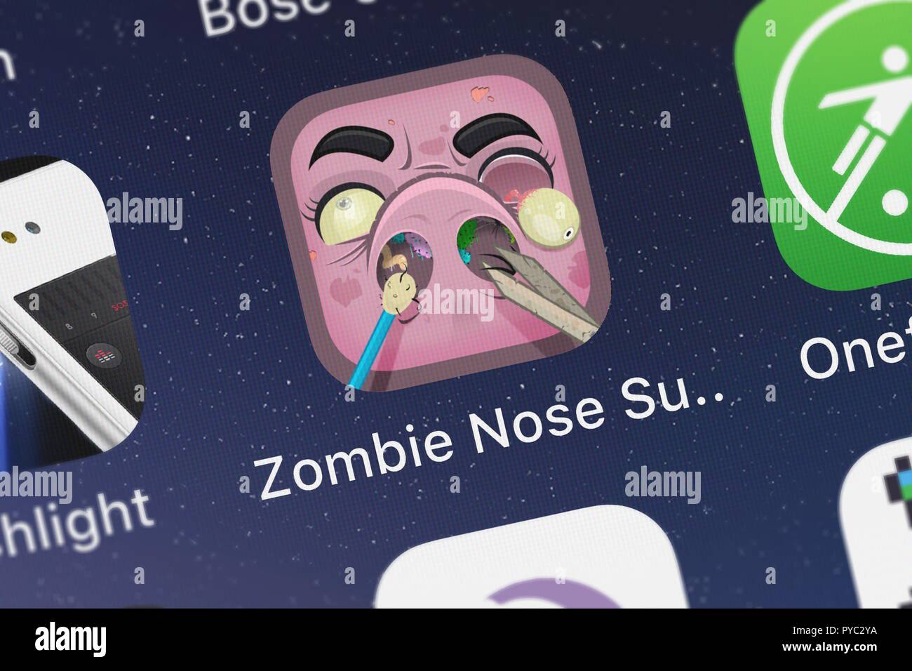 Zombie nose surgery hi-res stock photography and images - Alamy