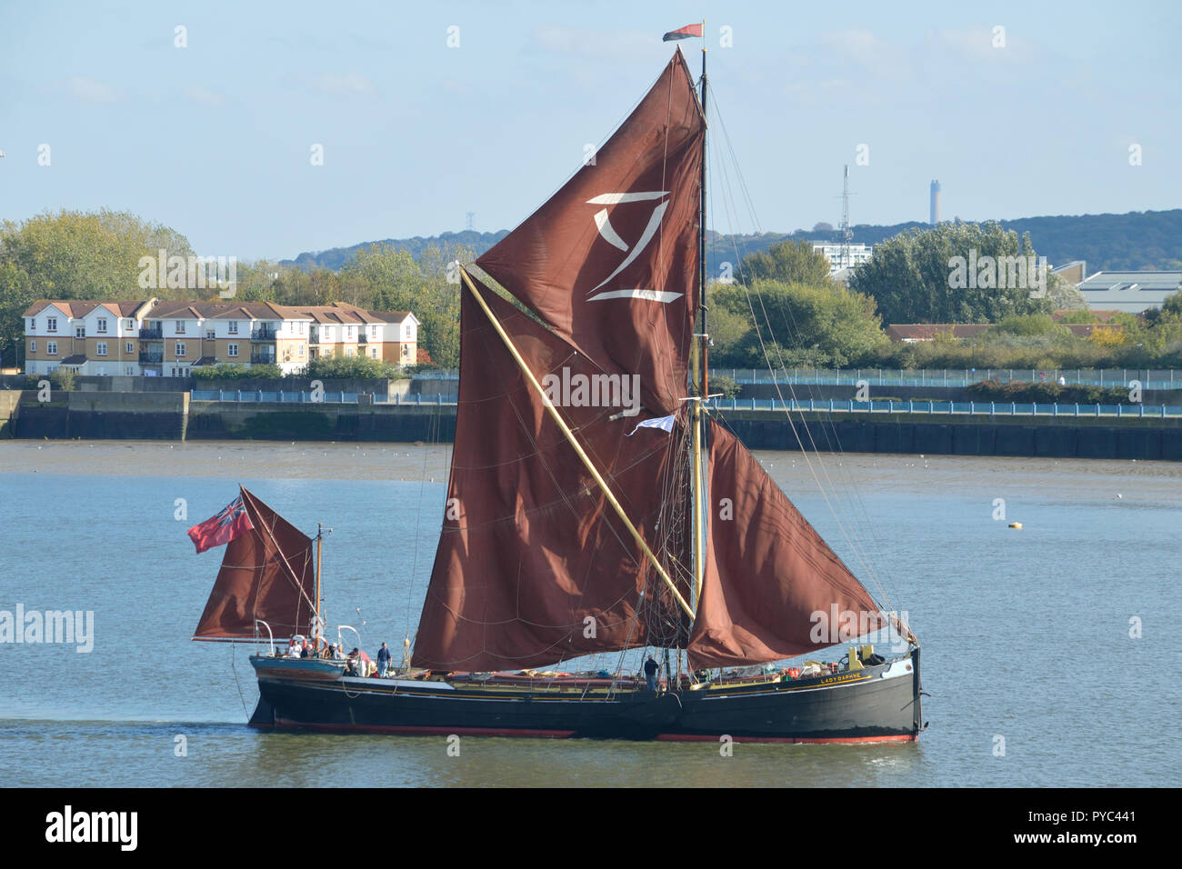 Thames sailing barge history hi-res stock photography and images - Alamy