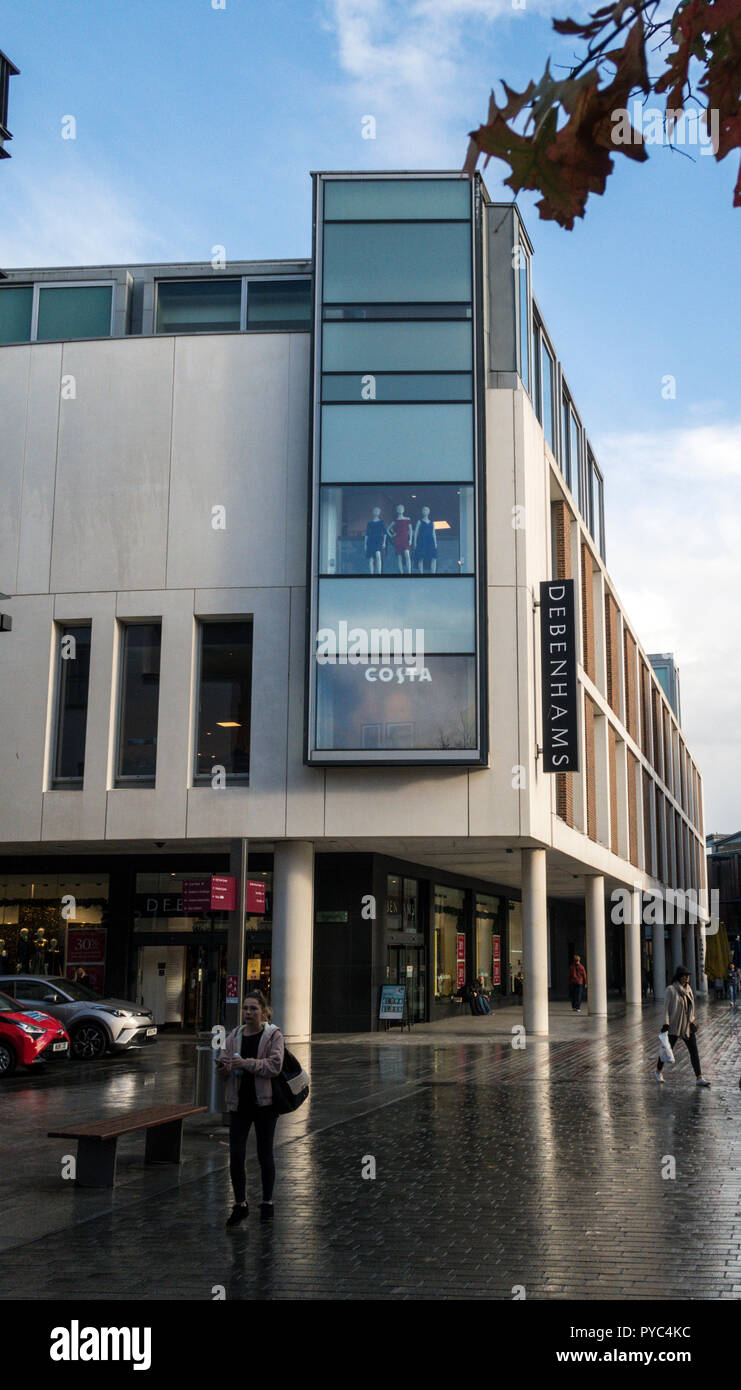 Debenhams department store Exeter. Another retailer closing many ...