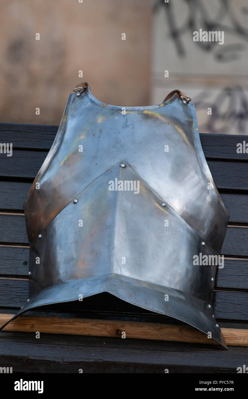 Silver chest plate hi-res stock photography and images - Alamy