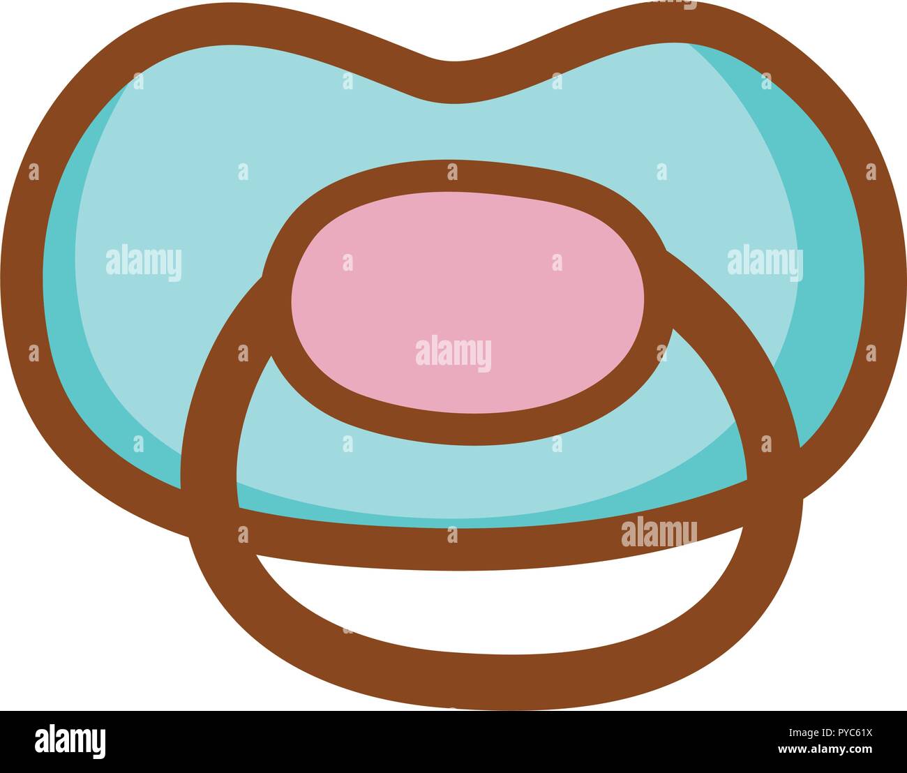 Baby pacifier cartoon Stock Vector Image & Art - Alamy