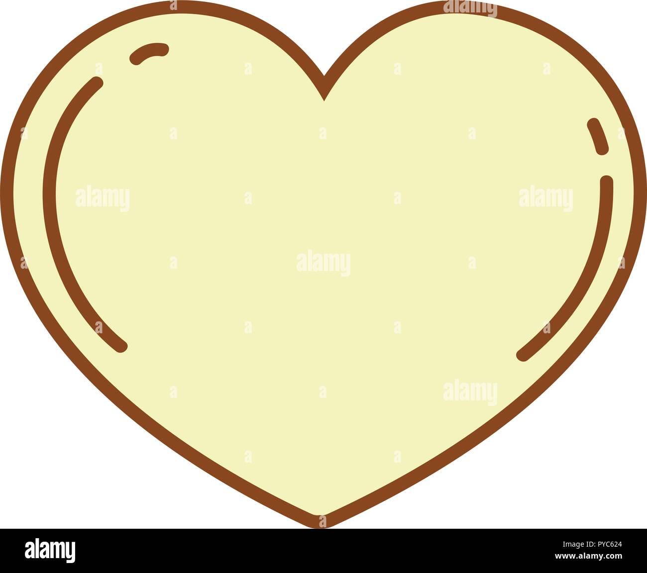 Heart cute drawing Stock Vector Image & Art - Alamy