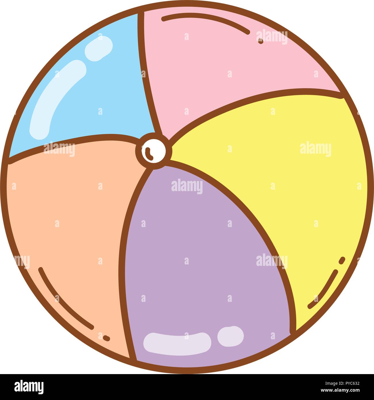 Ball cute cartoon Stock Vector Image & Art - Alamy