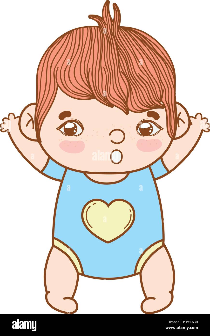 Cute baby cartoon Stock Vector Image & Art - Alamy