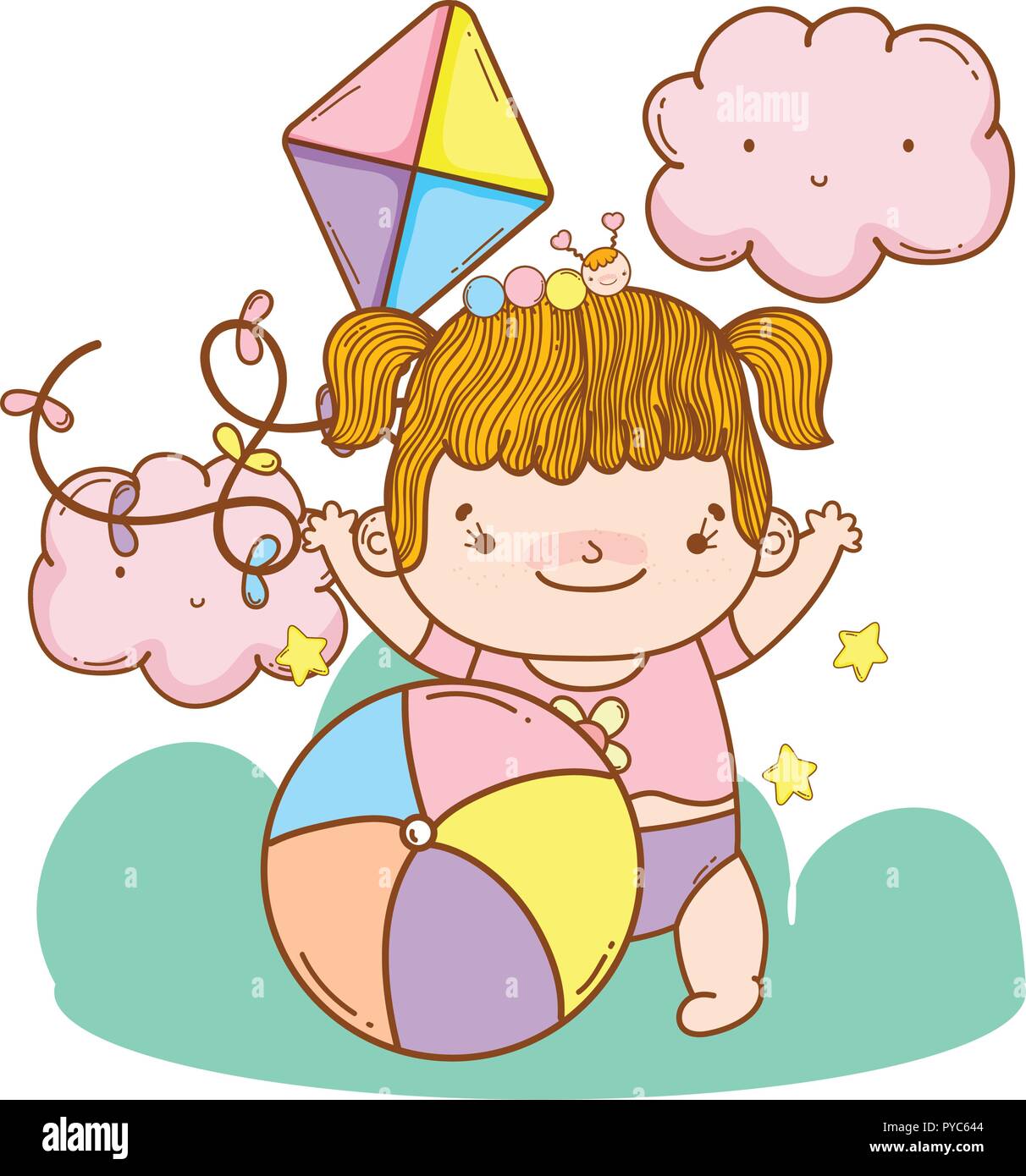 Cute baby cartoon Stock Vector Image & Art - Alamy