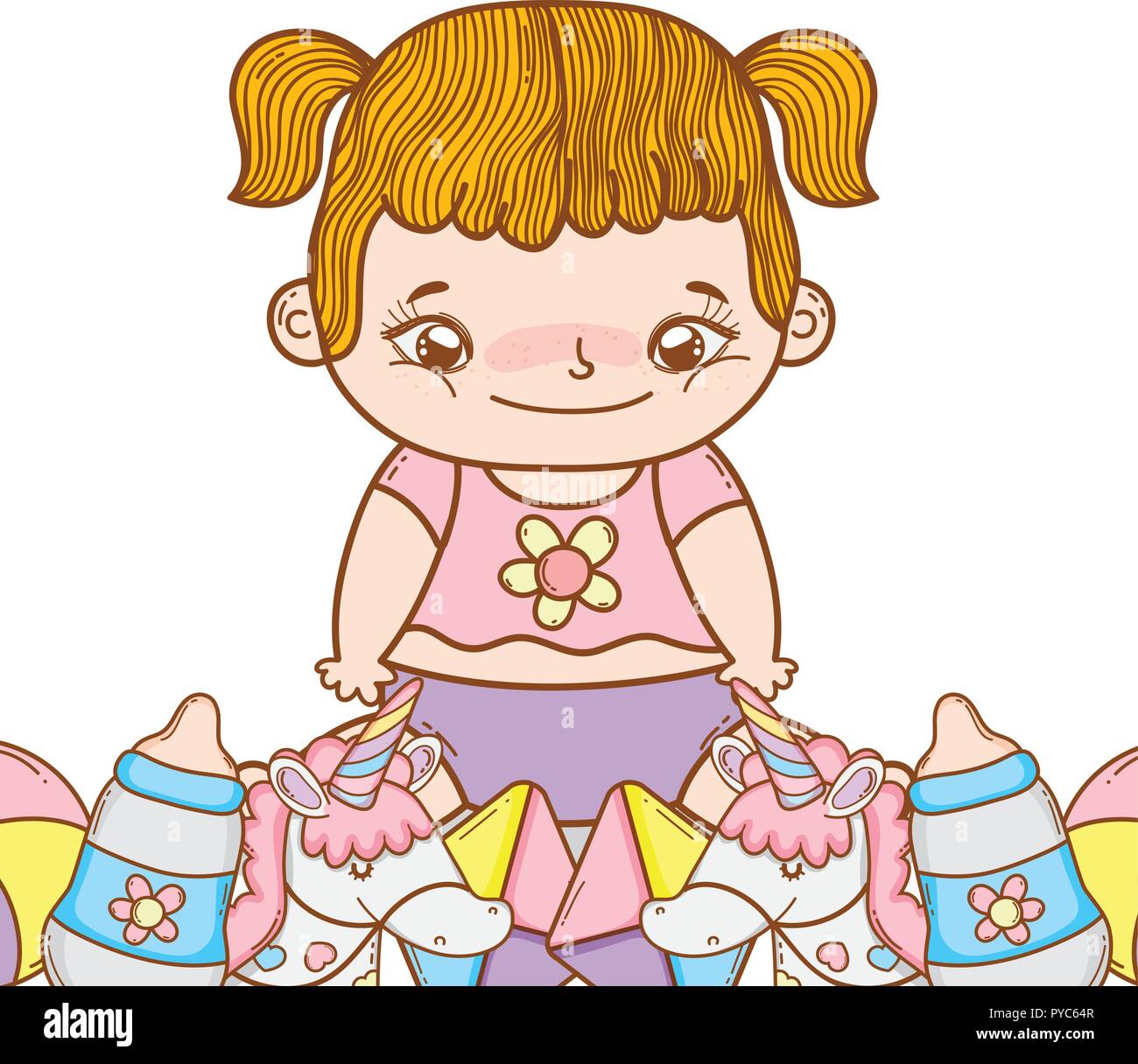Cute baby cartoon Stock Vector Image & Art - Alamy