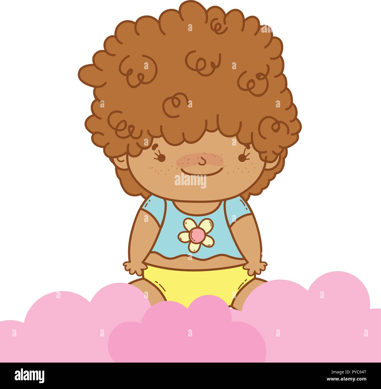 Cute baby cartoon Stock Vector Image & Art - Alamy