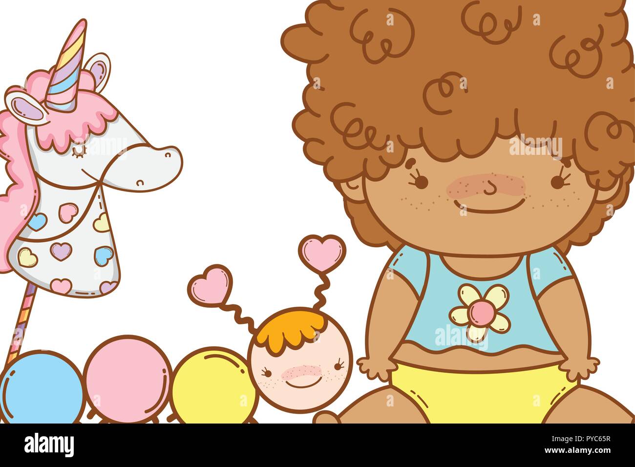 Cute baby cartoon Stock Vector Image & Art - Alamy