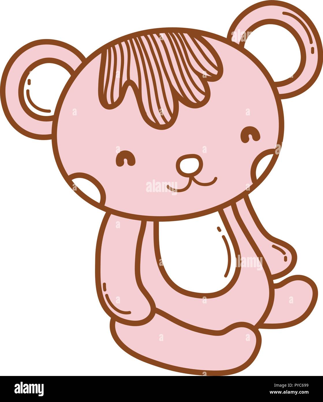 Cute teddy bear cartoon Stock Vector Image & Art - Alamy
