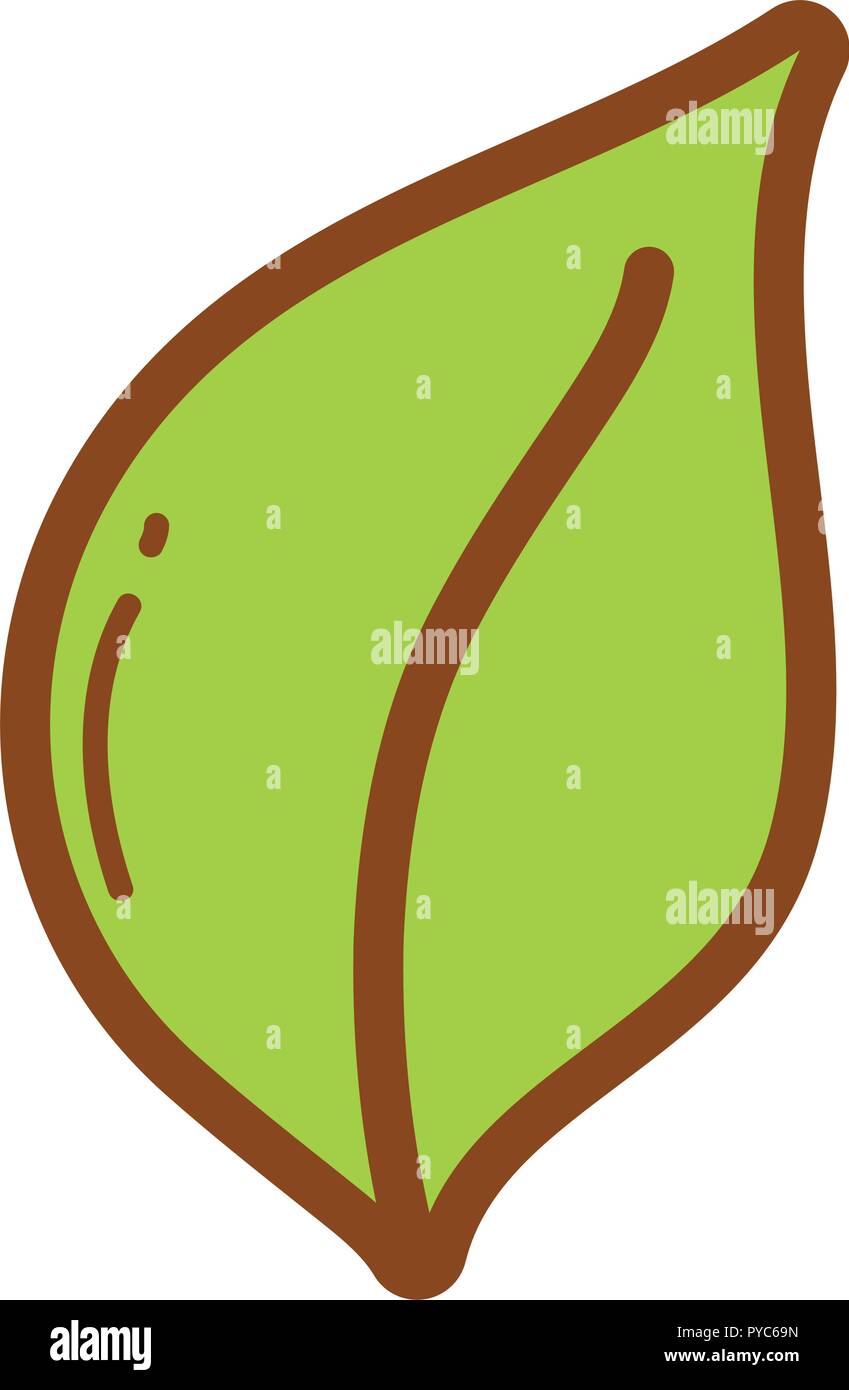 Cute leaf cartoon Stock Vector Image & Art - Alamy