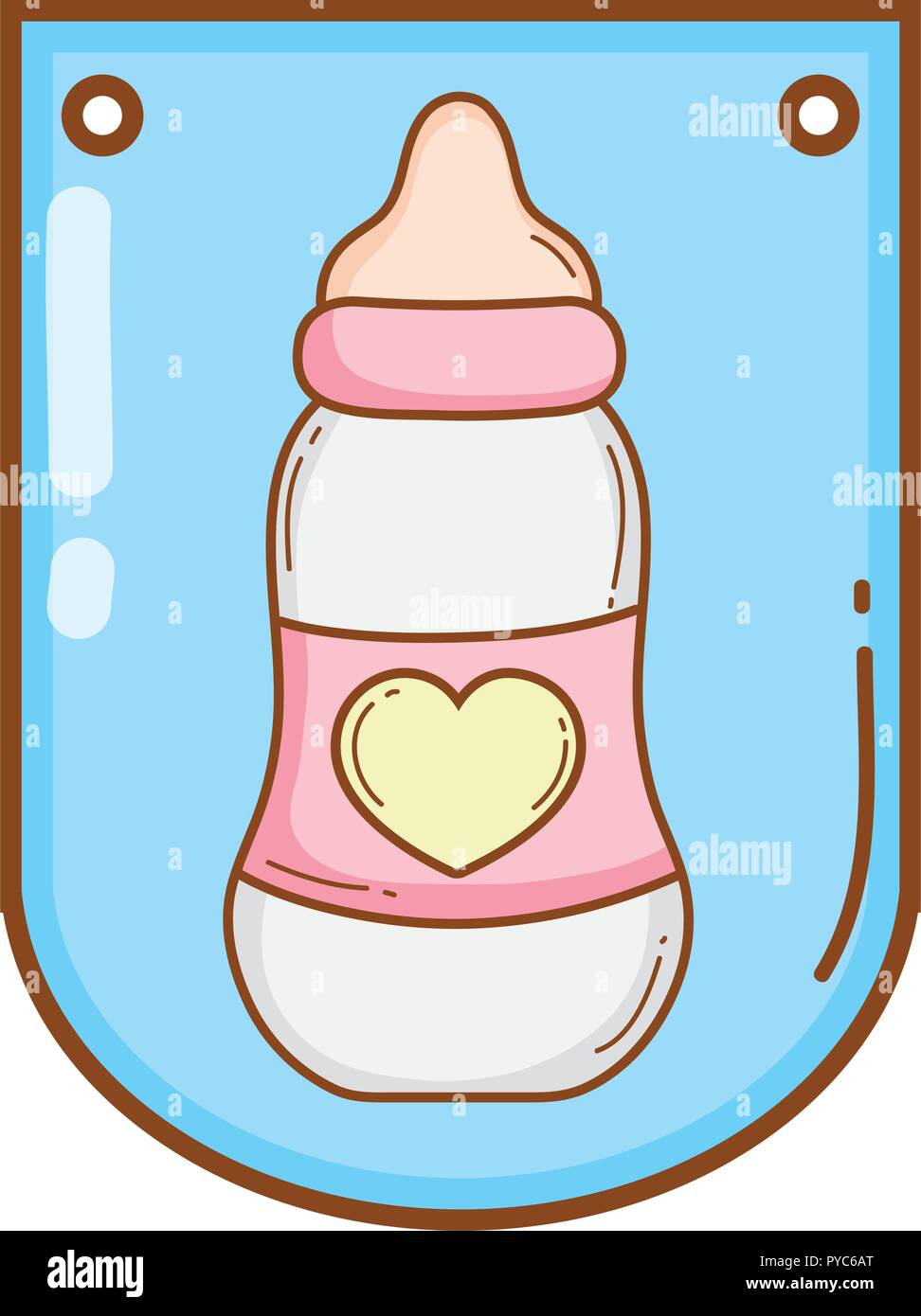 Baby bottle cartoon Stock Vector Image & Art - Alamy