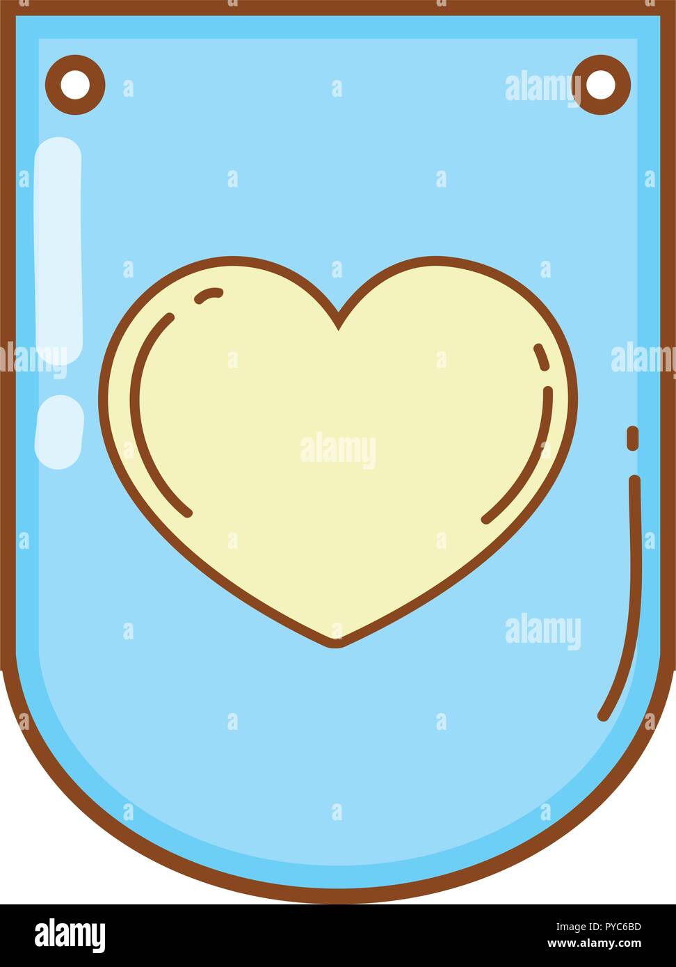 Heart cute drawing Stock Vector Image & Art - Alamy