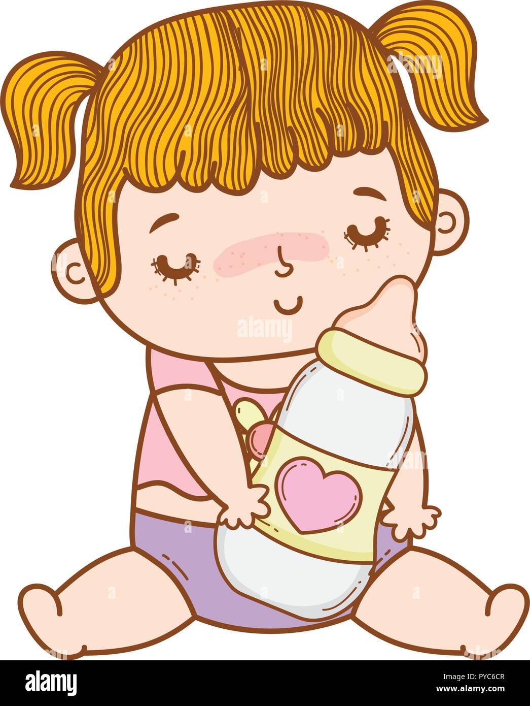 Cute baby cartoon Stock Vector Image & Art - Alamy