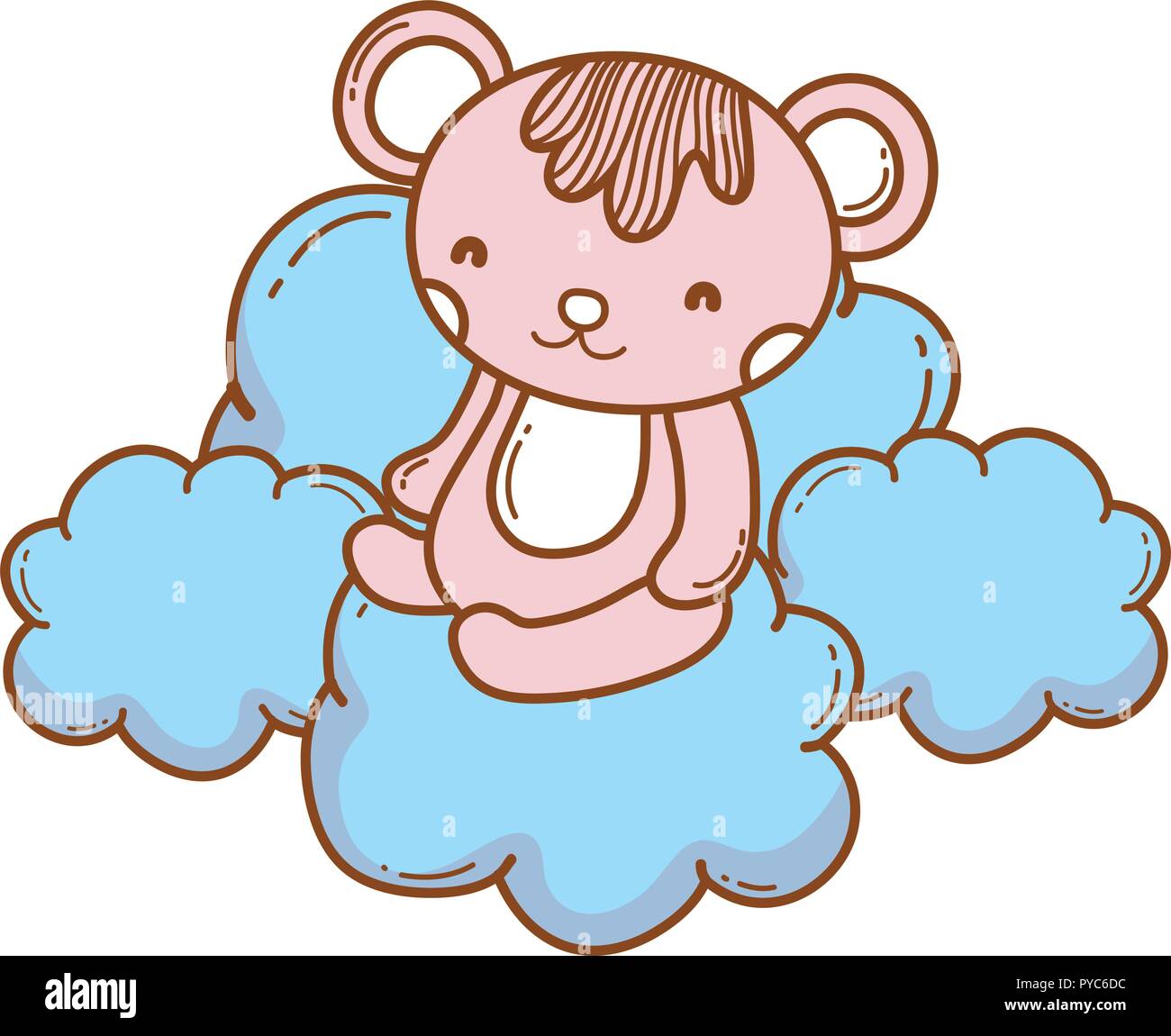 Cute teddy bear cartoon Stock Vector Image & Art - Alamy