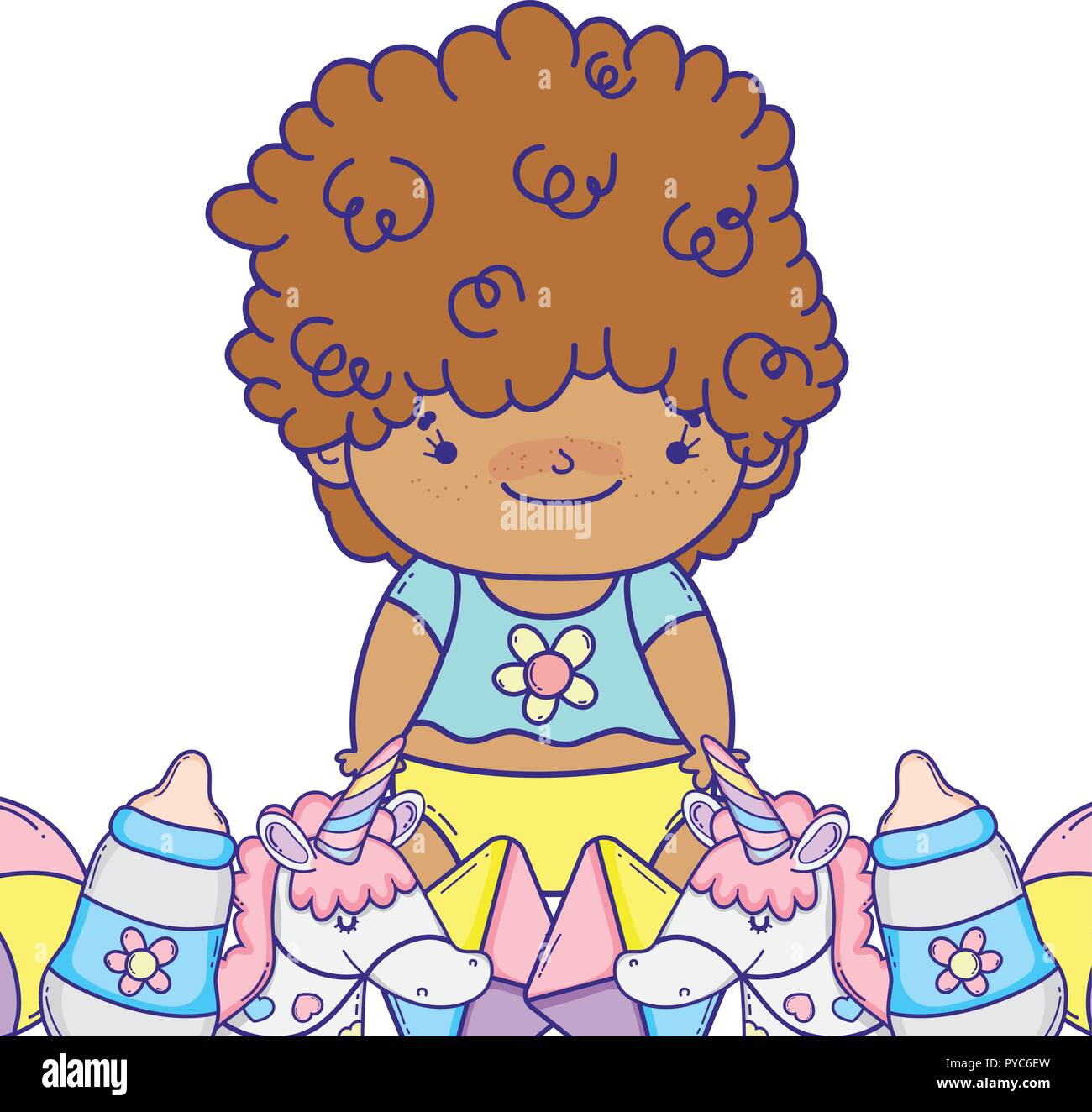 Cute baby cartoon Stock Vector Image & Art - Alamy