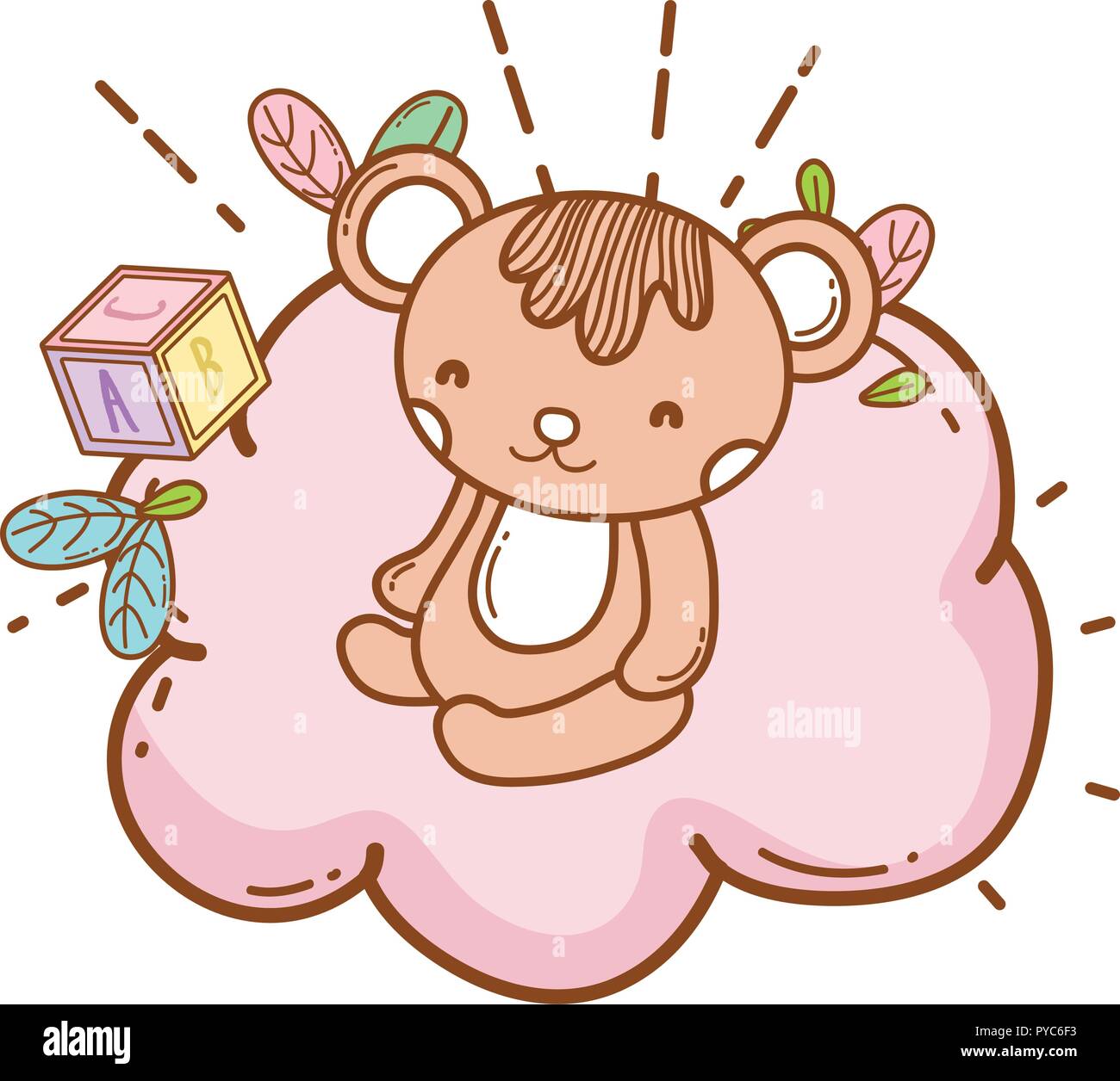 Teddy bear cartoon Stock Vector Image & Art - Alamy