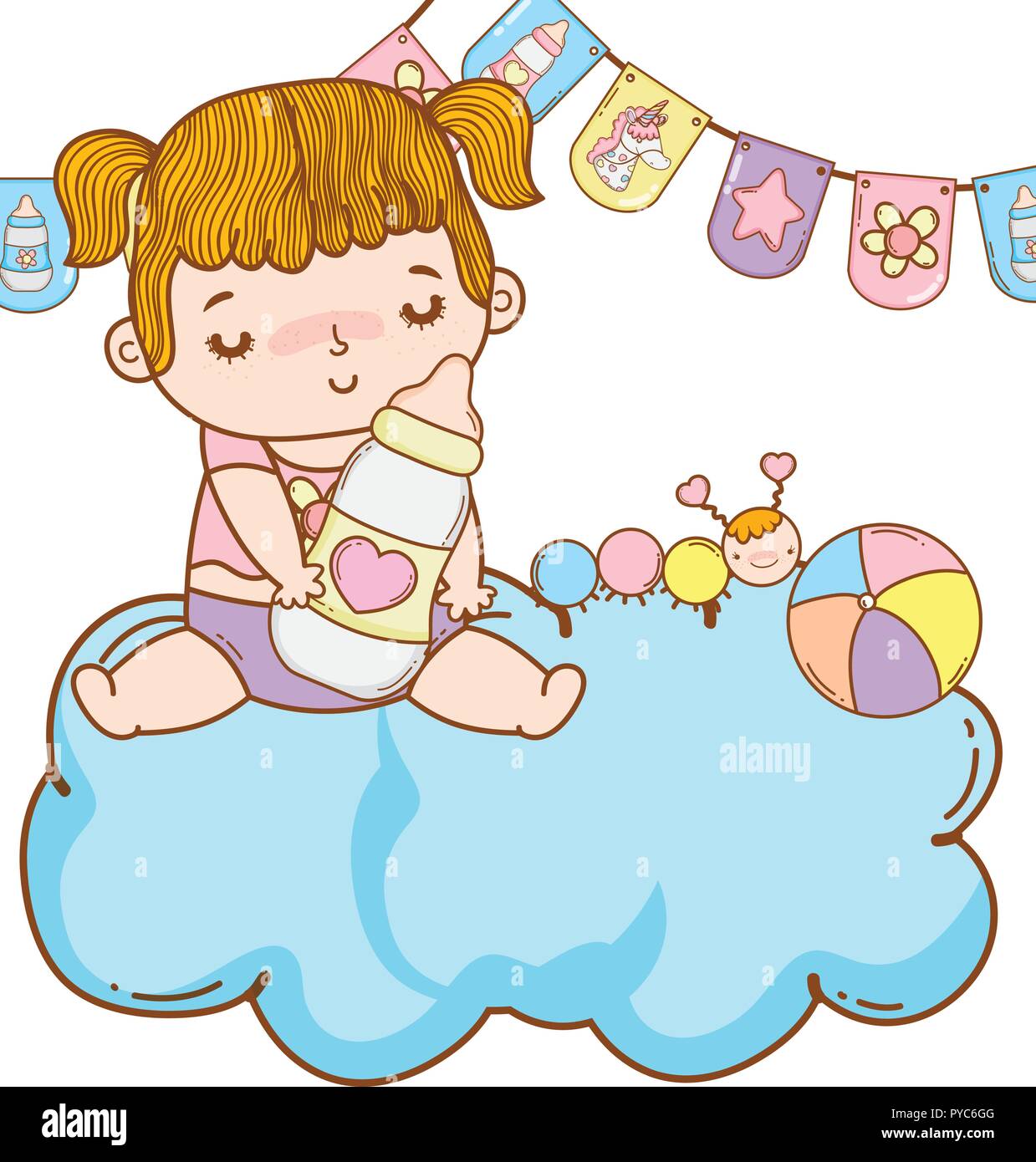 Cute baby cartoon Stock Vector Image & Art - Alamy