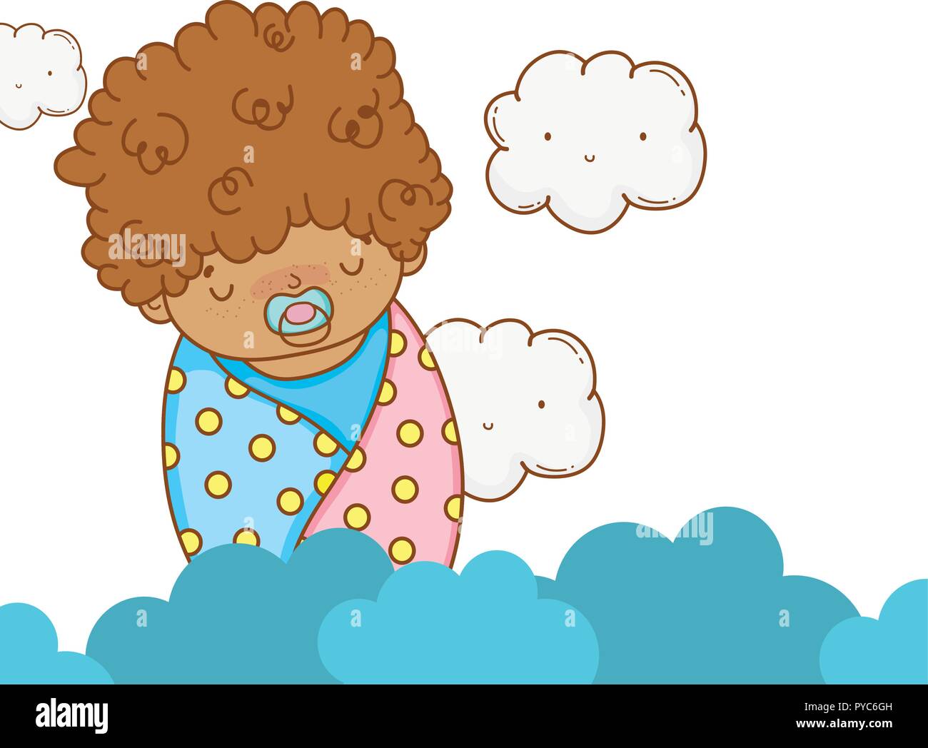 Cute baby cartoon Stock Vector Image & Art - Alamy
