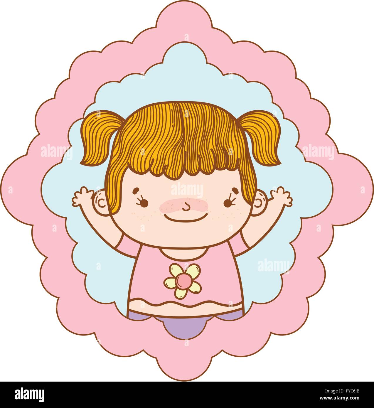 Cute baby cartoon Stock Vector Image & Art - Alamy