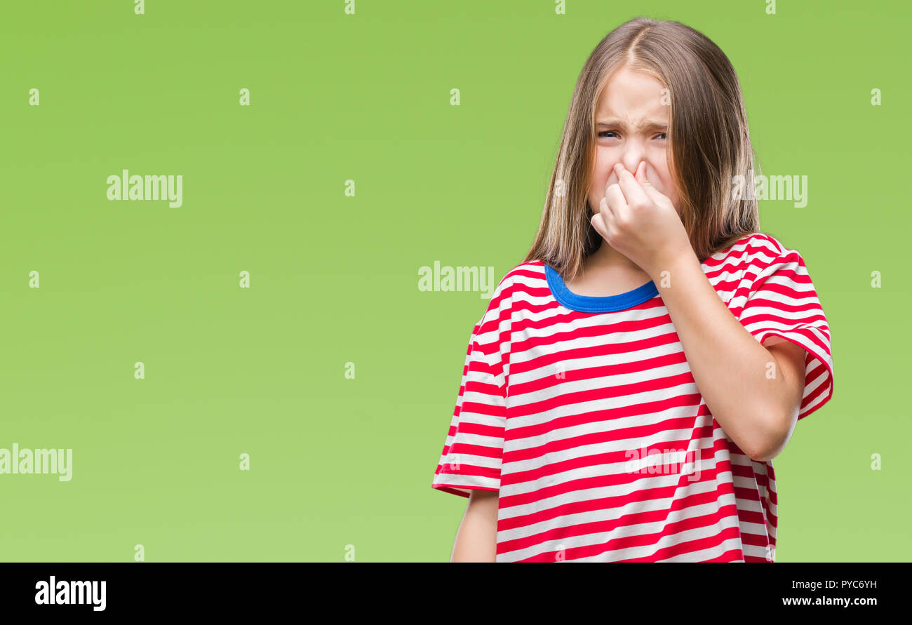Child holding something smelly hi-res stock photography and images - Alamy
