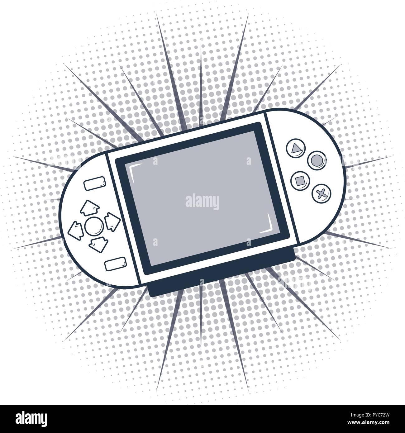 Vintage videogame cartoon Stock Vector Image & Art - Alamy
