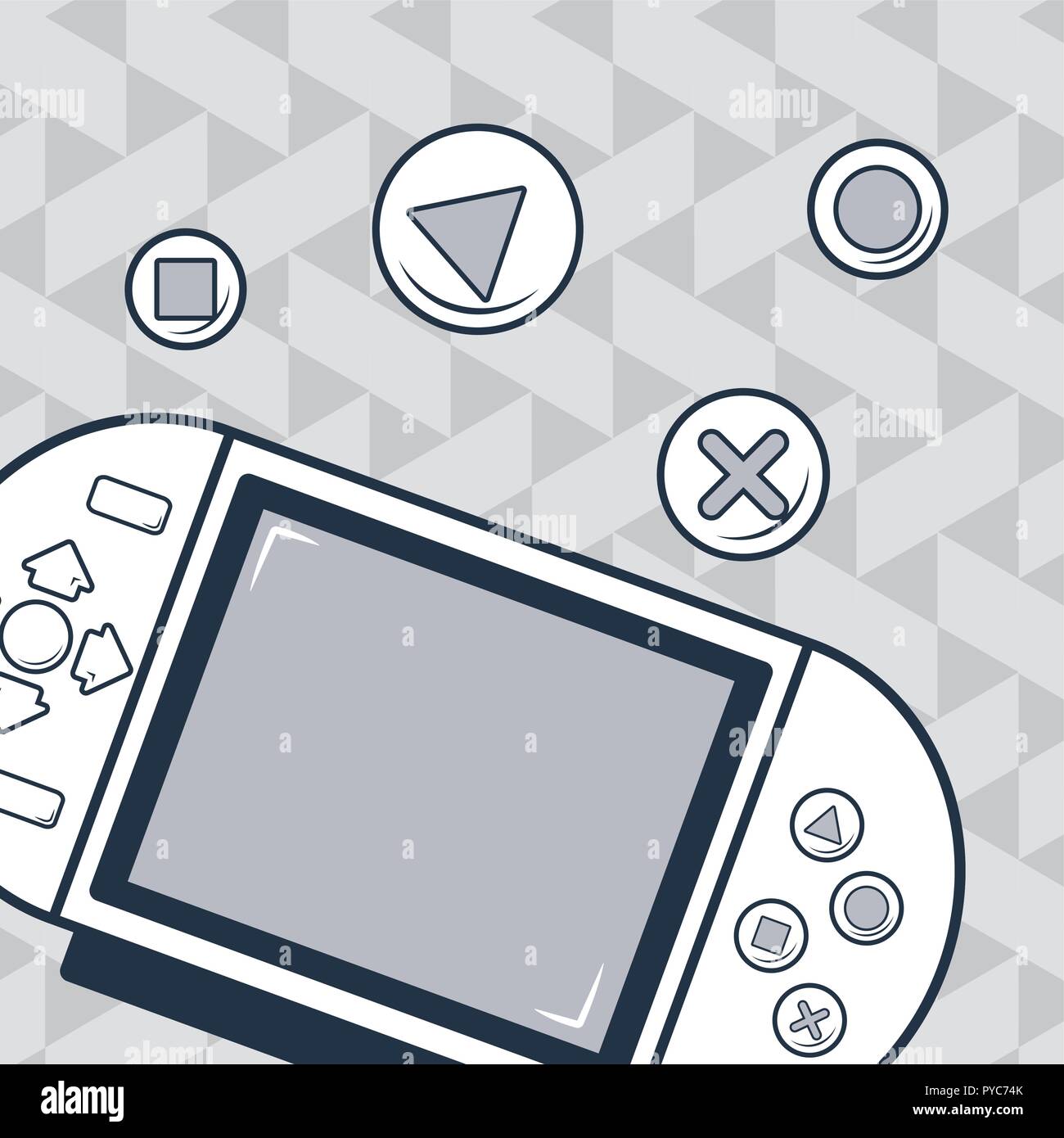 Vintage videogame cartoon Stock Vector Image & Art - Alamy