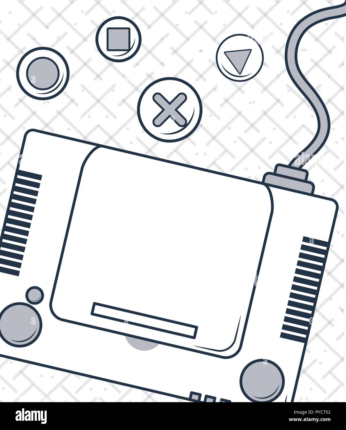 Vintage videogame cartoon Stock Vector Image & Art - Alamy